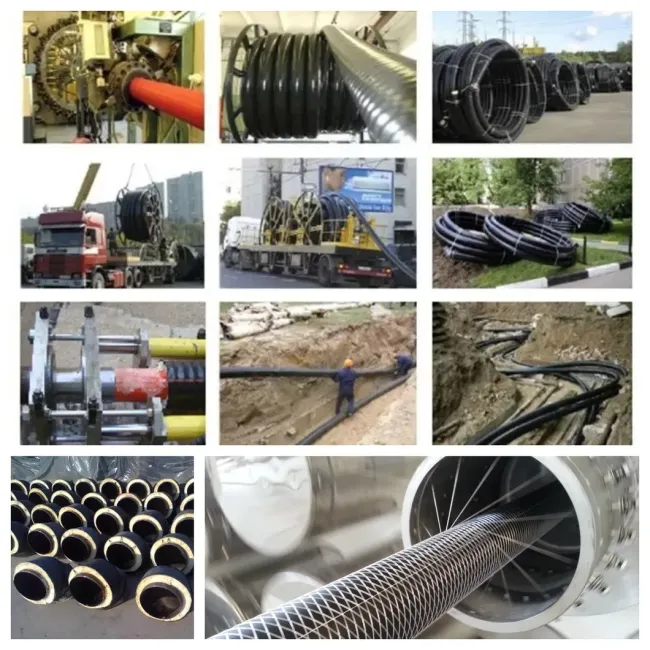 Continuous Pert Flexible Insulated Pipe Production Line for Centralized Heating