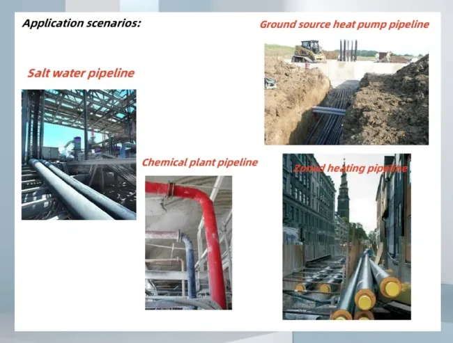 Continuous Pert Flexible Insulated Pipe Production Line for Centralized Heating