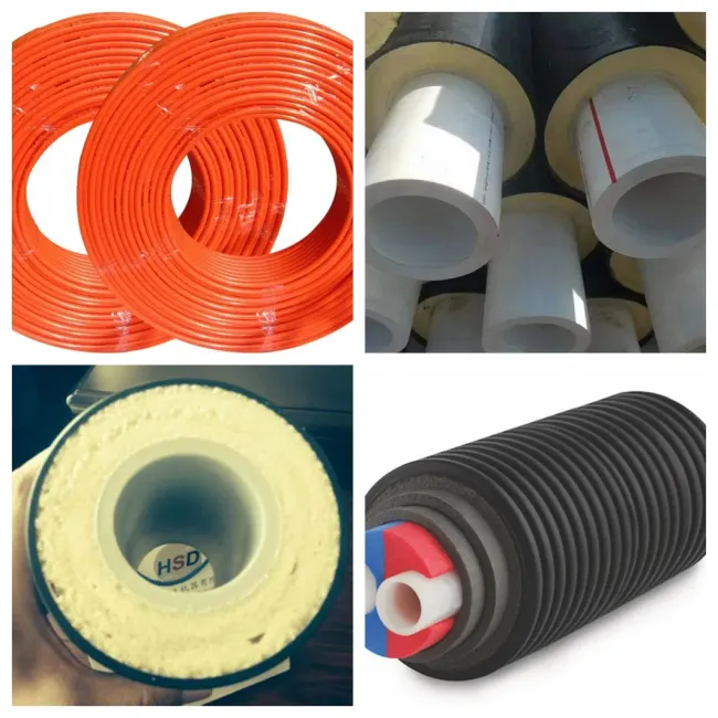 High-Efficiency Fiber-Reinforced Pert Pipe Line with Closed-Cell PU Foam Insulation