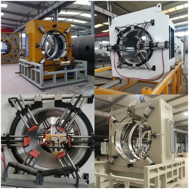 Automatic Pipe Cutting Machine with Planetary Structure and PLC Control – Designed for Pre-Insulated PU Pipe Outer Jacket