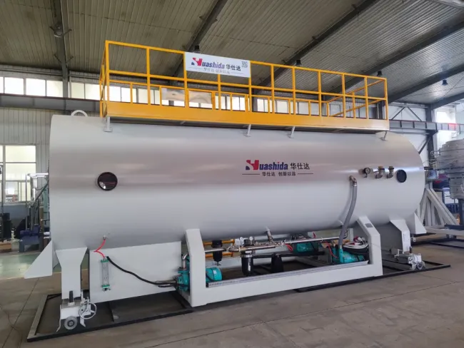 HDPE Jacket Pipe Extrusion Line for PU Pre-Insulated Pipes with Siemens PLC and High-Efficiency Screw Design