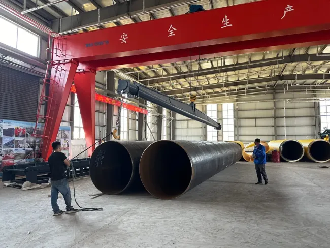 HDPE Jacket Pipe Extrusion Line for PU Pre-Insulated Pipes with Siemens PLC and High-Efficiency Screw Design