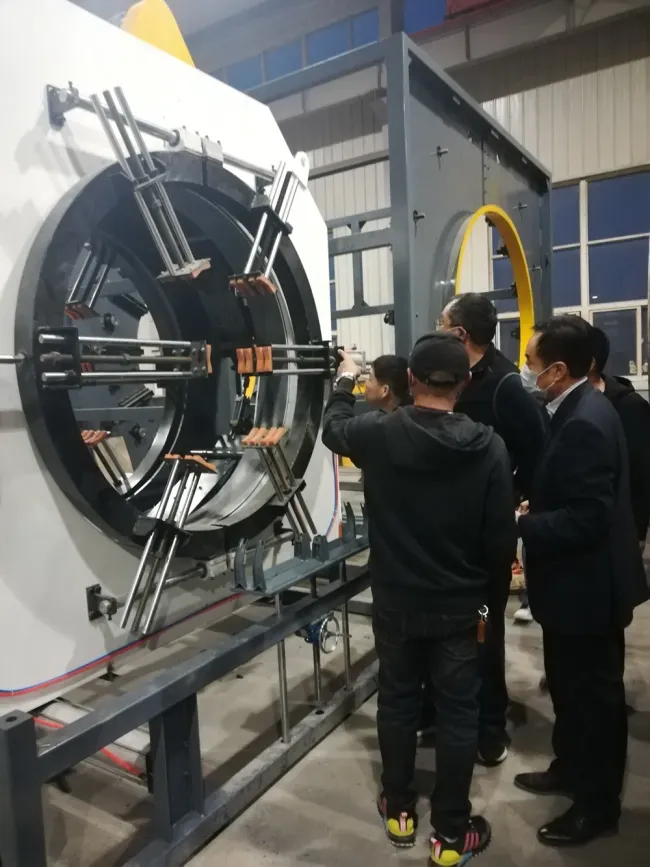 HDPE Jacket Pipe Extrusion Line for PU Pre-Insulated Pipes with Siemens PLC and High-Efficiency Screw Design