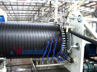 China Linha de extrusão de tubos de enrolamento de parede oca de HDPE Alta velocidade e eficiência à venda