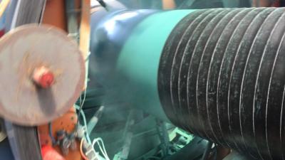 China 3lpe FBE coating Plastic Polymer Preventieve laag Steel Pipe Anticorrison Coating Line Te koop