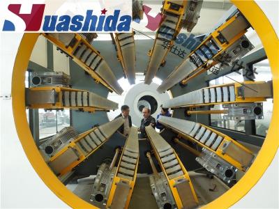 中国 バキュム校正 プラスチックHDPEジャケット シェル ケース エクストルーション 機械 PUR 発泡前隔管線 販売のため