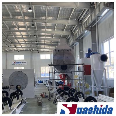 China Steel Pipe External 3lpe Internal FBE Anti-Corrosion Coating machinery with Cooling system for sale