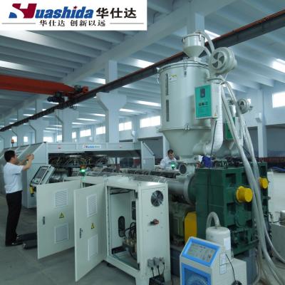 Cina Linea di estrusione di tubi a doppia parete a vite singola in HDPE corrugato per l'approvvigionamento idrico in vendita