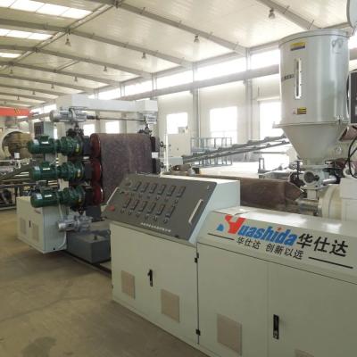 China huashida HDPE Jacket Shell Casing Extrution Machinery for PUR Foaming Pre-Insulated Pipe for sale