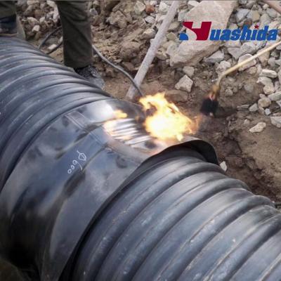 China Cross-Linked 3lpe Pipeline Anti-Corrosion Protection Field Joint Wraparound Heat Shrinkable Sleeve for sale