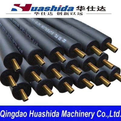 Cina Linea di produzione di macchine di estrussione di tubi isolanti flessibili in gomma per condizionatori d'aria in PVC in vendita