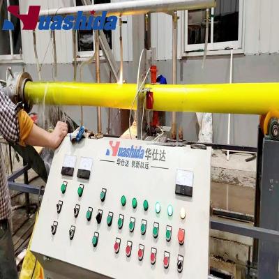 China Volledig geautomatiseerde éénstapsproductielijn voor polyurethaanbuizen in verwarmingssystemen Te koop