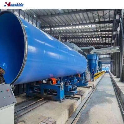 China Integrated Production Line For Internal And External Anti-Corrosion Coating: Combining Internal Epoxy Powder Spraying With External 3PE Coating Technology for sale