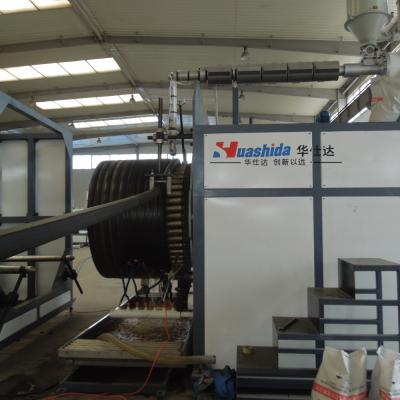 China Machine voor het maken van HDPE-spiraalgolfbuizen 300-1200 mm Te koop