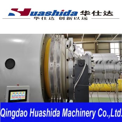 中国 HDPE外装保護パイプ プレハブ断熱パイプ製造機械（地域暖房用） 販売のため