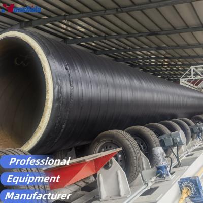 Китай Линия производства пенополиуретановых труб с предварительной изоляцией методом напыления 30-100 мм продается