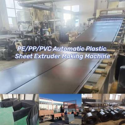 China Single-Screw PE PP PVC Sheet Extruder Machine 250-800 kg/h for sale