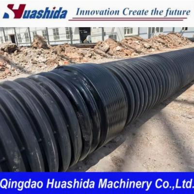 Cina Linea di tubi ondulati a doppia parete in HDPE PP 1300 kg/h Capacità in vendita