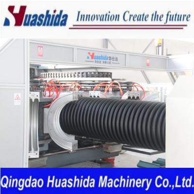 Cina Linea per tubi corrugati a doppia parete in HDPE/PP automatica, capacità 600 kg/h in vendita