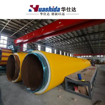 China HDPE Jacket Pipe Extrusion Line for Pre-Insulated Pipes with Customizable Color One-time Molding and Smooth Pipe Walls for sale