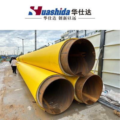 China Pre-Insulated Pipe Production Line with Customizable HDPE Jacket Pipe Color Smooth Inner and Outer Walls and Excellent Mechanical Properties for sale