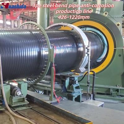 China 5D-8D Large Diameter Industrial Elbow Bend Steel Pipe with FBE and 3LPE Coating Epoxy Powder Thickness ≥170 Um AD Copolymer Adhesive Thickness 170-250 Um for sale