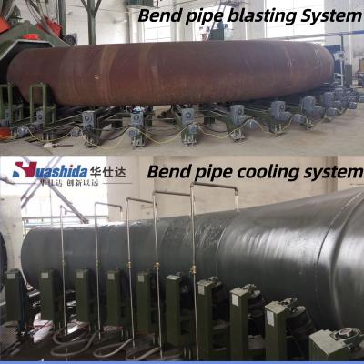 China Full Automatic 3LPE Coating Machine with 15-90 Degrees Bending Angle and Epoxy Powder Thickness ≥170um for sale