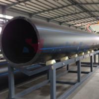 China Automatic HDPE Solid Wall Pipe Extrusion Line with Computerized System and Single-screw Extruder for 20-630mm Pipe Diameter for sale