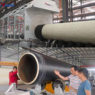 China Automated PU Spraying & PE Wrapping Pre-Insulated Pipe Production Line for Large-Diameter Oil & Gas Pipelines with Environmental Dust Removal for sale