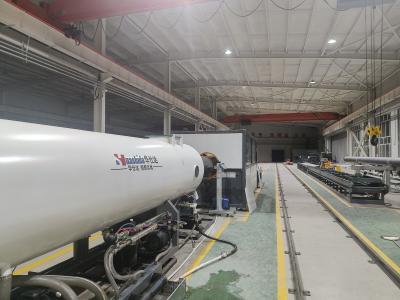 China Energy-Efficient HDPE Jacket Pipe Production Line with Vacuum Calibration for sale