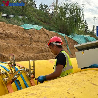 China Automatic Computerized HDPE Jacket Pipe Extrusion Equipment with Dust-Free Planetary Cutting for Pre-Insulated Pipe Production for sale