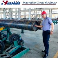 China Automatic PLC Controlled 3LPE Coating Pipe Production Line with Shot Blasting Surface Preparation for sale