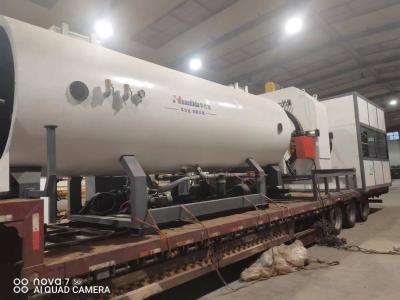 China HDPE Outer Sheathing Pipe Extrusion Line for District Heating Pipes for sale