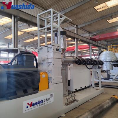 China Automatic Computerized Pre-Insulated Pipe Production Line with HDPE Jacket Extrusion and Vacuum Calibration for sale