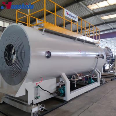 China Automatic Pre-Insulated Pipe Production Line with Vacuum Calibration and Dust-Free Planetary Cutting Featuring Control System for sale