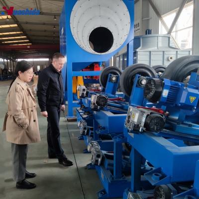China SA2.5 Steel Pipe Shot Blasting Machine for External and Inner Wall Cleaning with High Cleanliness for sale