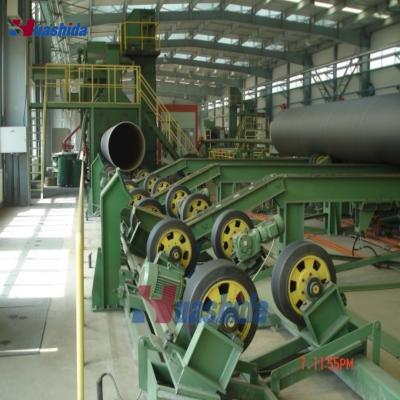 China 3LPE Coating Pipe Production Line with Epoxy Powder Coating, Induction Heating, and SA2.5 Surface Treatment for sale