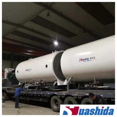 China HDPE Pre-Insulated Pipe Casing Extrusion Line with 250-1350 kg/h Capacity and Vacuum Calibrating Method Using High-Efficiency Extruder for sale