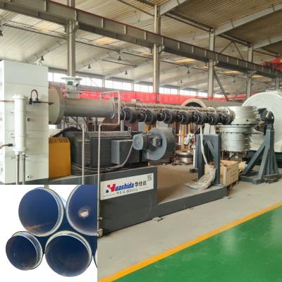 China Automatic Large-Diameter HDPE Jacket Extrusion Line with Dust-Free Planetary Cutting for Pre-Insulated Pipes for sale