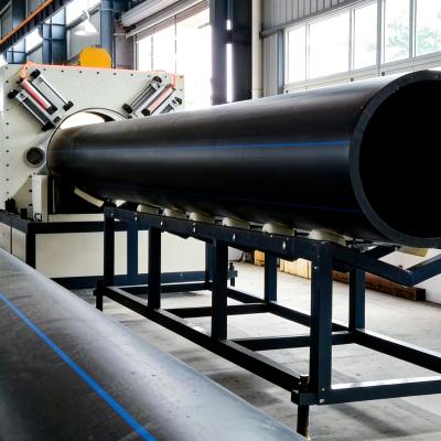 China High-Performance HDPE Pipe Machinery with Single Screw Extrusion for 16-1600mm Diameter Range and PLC Automation for sale