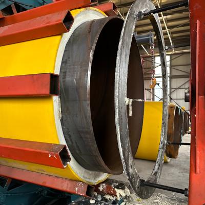 China High Efficiency Computerized PE Jacket Pipe Production Machine with Dust-Free Planetary Cutting for PUF Pre-Insulated Pipes for sale