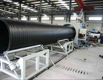 China HDPE Structured Double Wall Corrugated Spiral Pipe Line for Municipal Drainage for sale