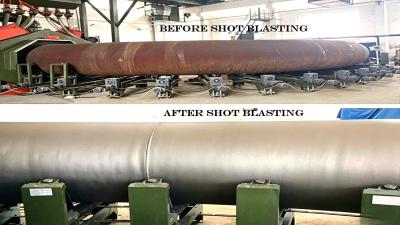 China Elbow and Bend Steel Pipes Shot Blasting Equipment for Industrial Application for sale