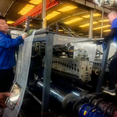 China Polyethylene Sheet Extrusion Production Line PE Plastic Sheet Manufacturing Machine for sale