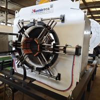 China HDPE Vacuum sizing thermal insulation pipe production line for sale