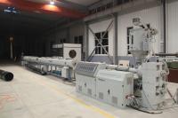 China Automatic HDPE Solid Wall Pressure Pipe Extrusion Line for Water Supply for sale