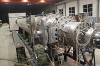 China Automatic HDPE Solid Wall Pressure Pipe Extrusion Line for Water Supply for sale