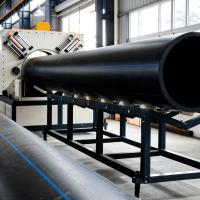 China HDPE Solid Wall Pressure Pipe Extrusion Line for Water/Gas Supply for sale