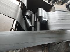 Linha de fabrico automática de fitas de mangas para tubos de aço