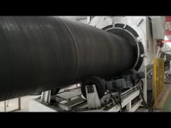 Computergestützte PU-Stahlrohr-Dämmmaschine mit Rohrstruktur Träger Stahlrohr-Polyurethanschaum-HDPE-Hülle
